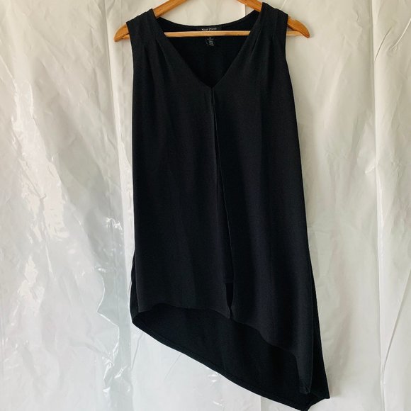 White House Black Market | Tops | Whbm Diagonal Hem Front ...